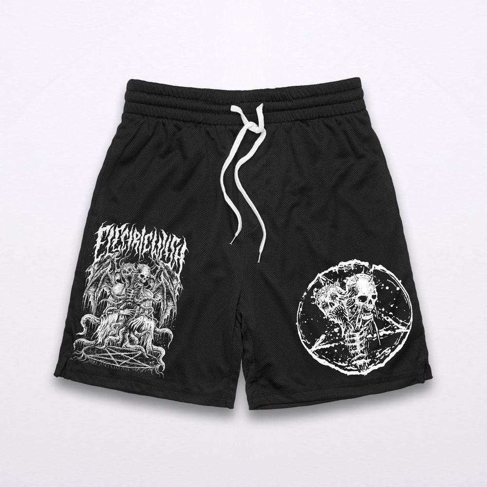 Gore Gym Shorts: Graphic Tees, Alt & Goth Streetwear